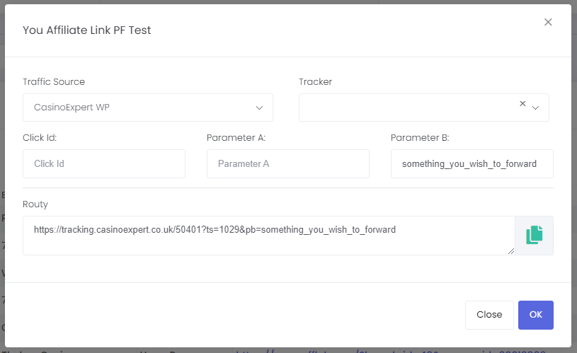 Parameter Forwarding on Routy – Routy